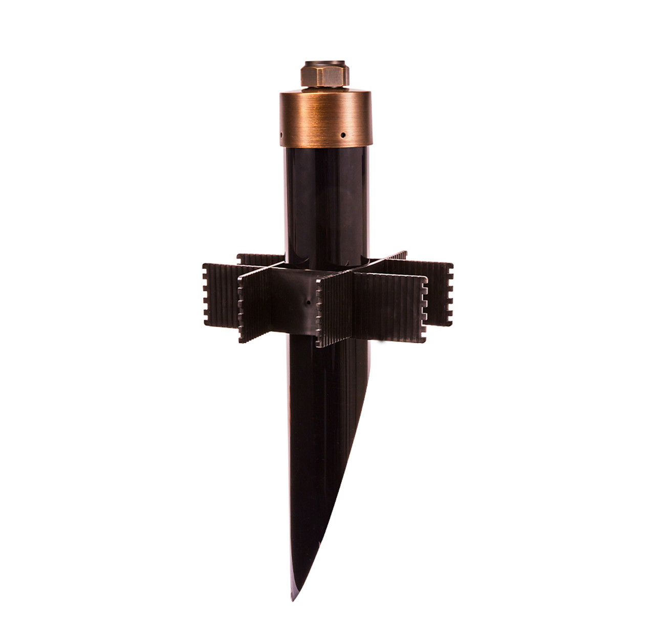 Heavy Duty Ground Stake with Brass Cap and Stabilizer Inserts ...