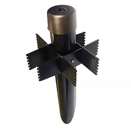 Heavy Duty Ground Stake with Brass Cap and Stabilizer Inserts ...