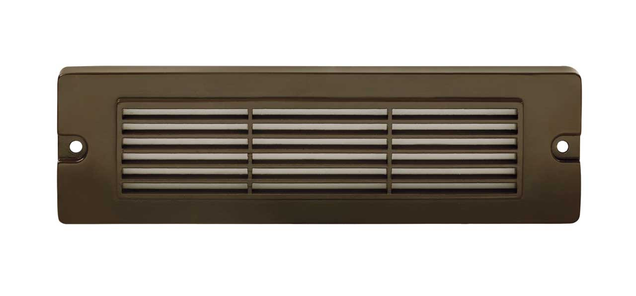 Aluminum 8¾” Large Louvered Backless Box - Lighting World Warehouse