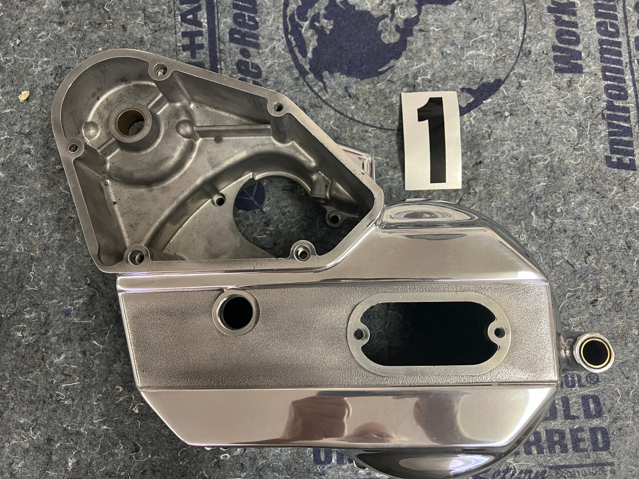 Ducati "Square Case" 860 Bevel Drive Clutch Cover, #1