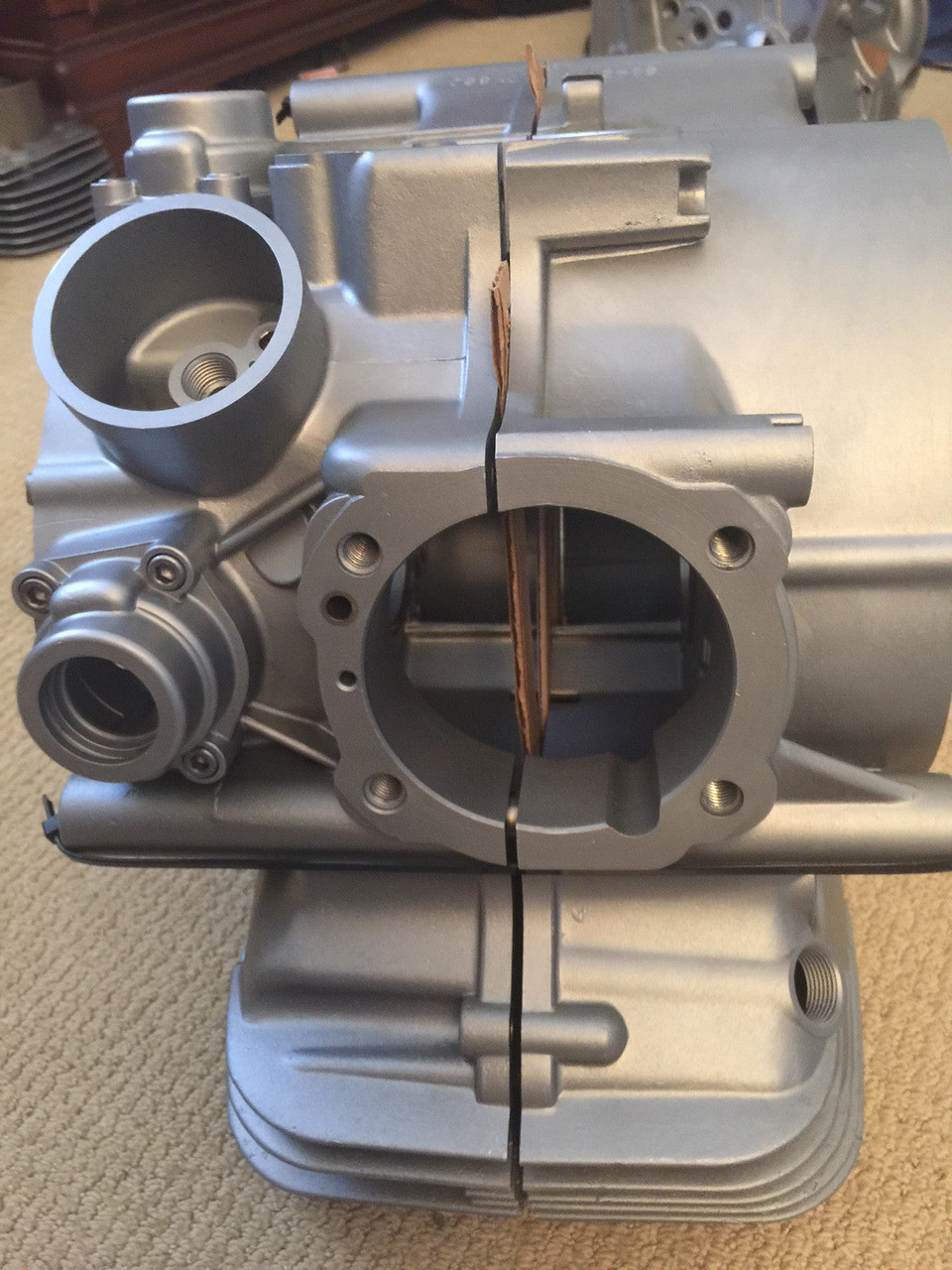 Ducati 900/860 GTS 1977 "Square Case" Bevel Drive Engine Cases
