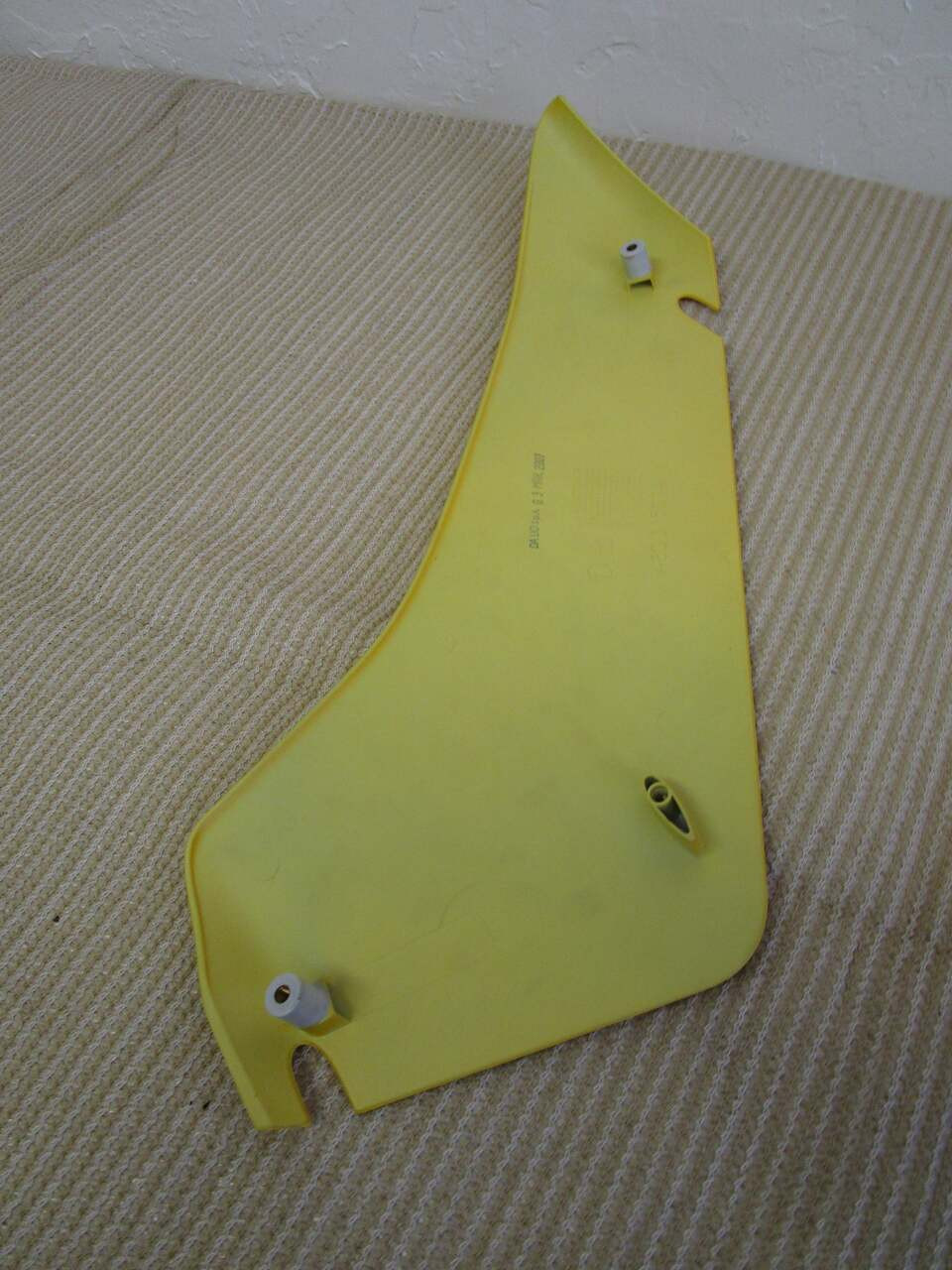 Ducati 999/749 Superbike NOS, RH Air Deflector in Yellow