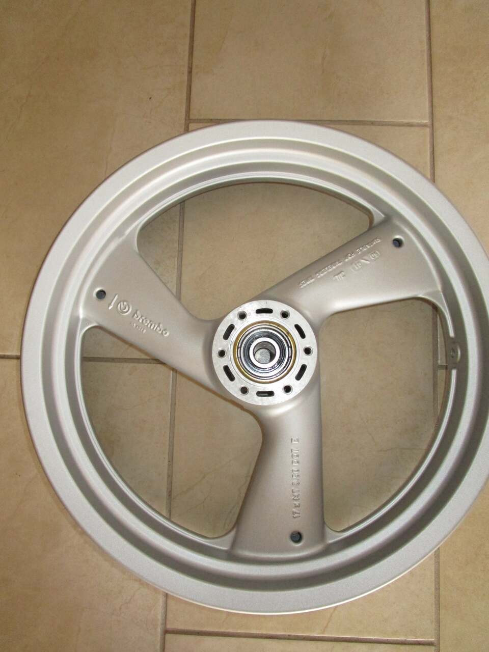 Ducati Brembo 3 Spoke NOS, OEM Front Wheel, 17x3.5