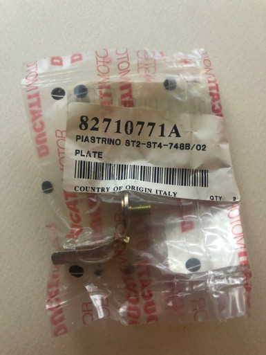 Ducati ST2-ST4/748B NOS Battery box mount plate #82710771A