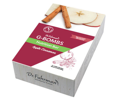 G-BOMBS Nutrition Bar — Apple Cinnamon | DrFuhrman.com