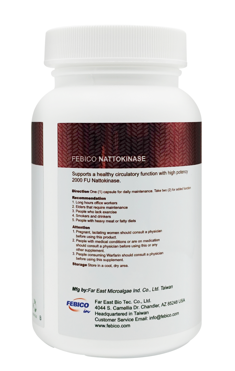 FEBICO Natto Complex - Nattokinase 4 in 1 - 90 capsules - FEBICO ...