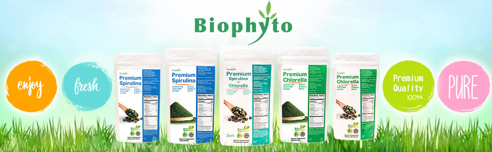 Products - Biophyto Premium Spirulina & Chlorella - FEBICO Organic ...