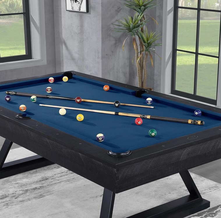 The Durham Pool Table | 8ft | Ink Black Finish | Imperial