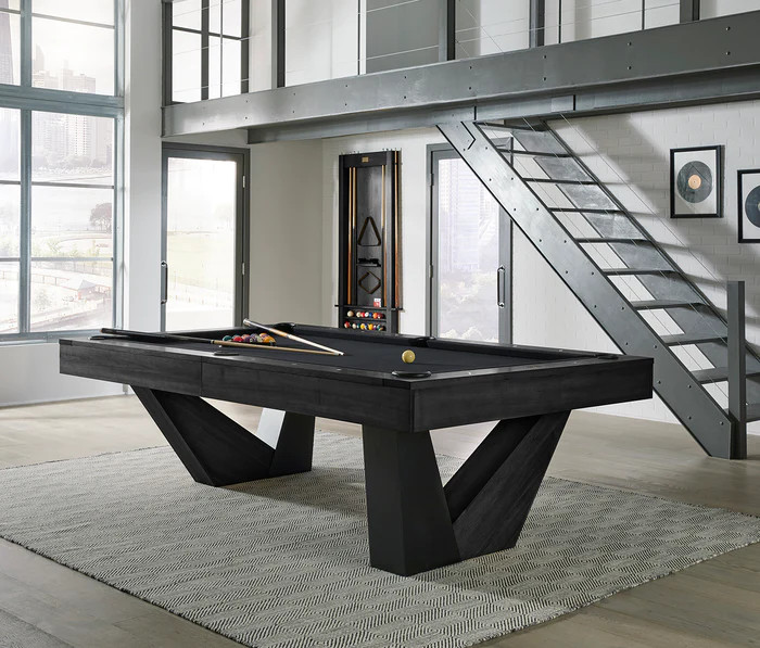 Annex Walnut or Matte Black Pool Table | Prestige Billiards