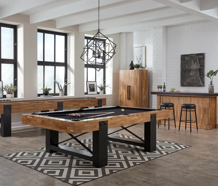 Annex Walnut or Matte Black Pool Table | Prestige Billiards