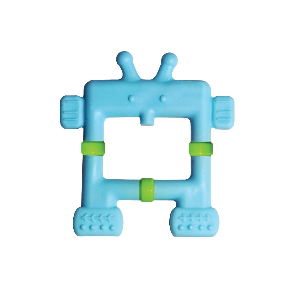 Innobaby Teethin' Smart EZ Grip Teether Robot - Blue