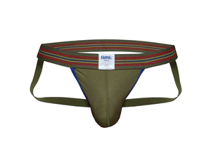 Bike Athletic Mesh Jockstrap - Olive - underU4men