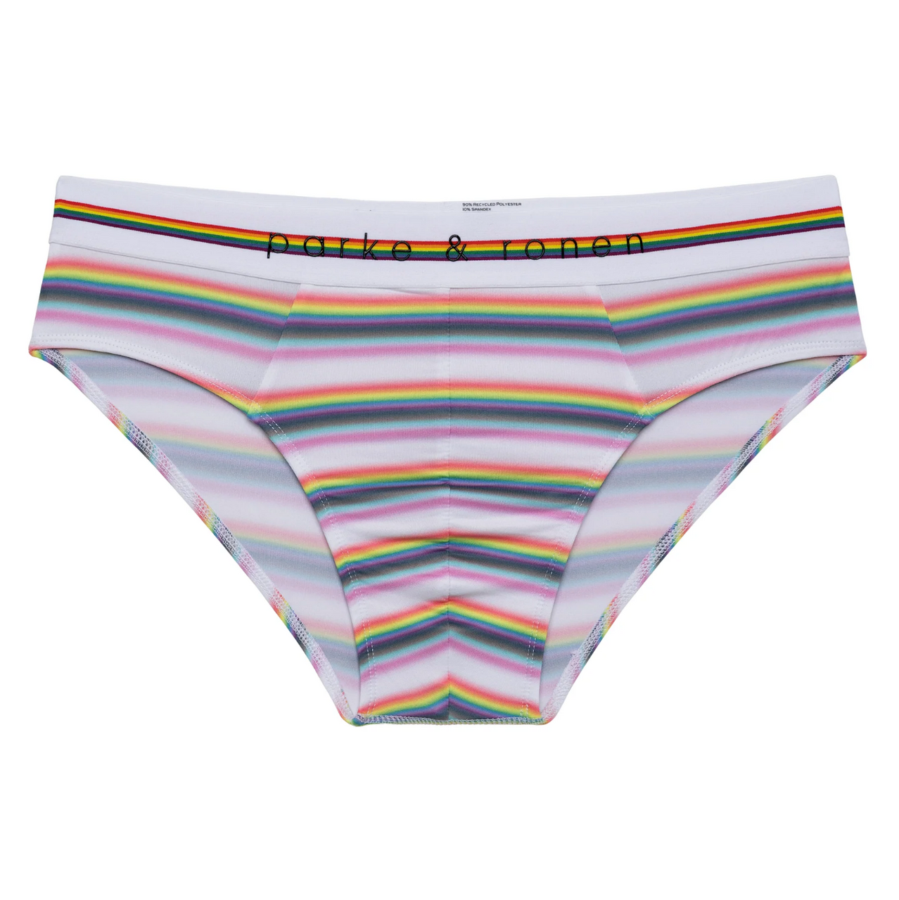 Parke And Ronan Pride Prism Stripe Brief White