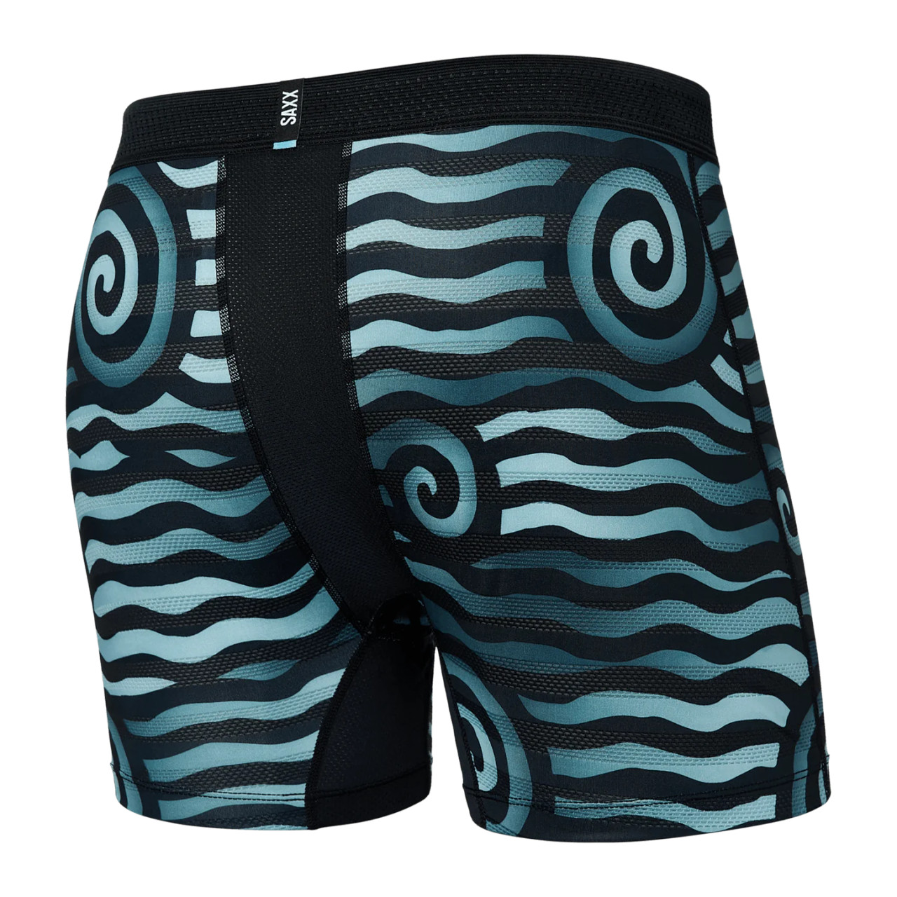 SAXX - DROPTEMP Cooling Mesh Boxer Brief - Rip Tide Stripe