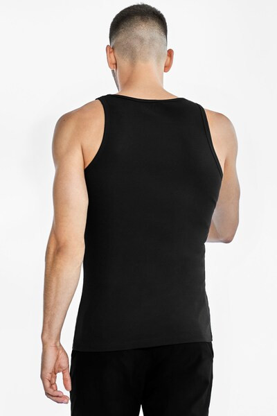 Bread & Boxers - Ribbed Tank Top - 2 Pack - Black