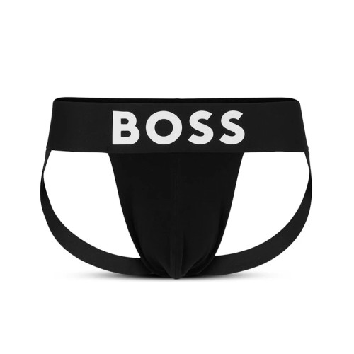 Hugo Boss - Bold Logo Jockstrap - Black / White