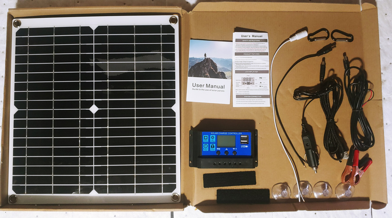 Solar Battery Maintainer Kit