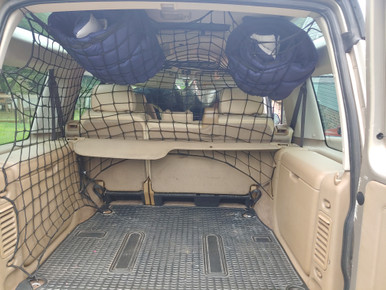 Storage Bin Organizational System Outside cargo net