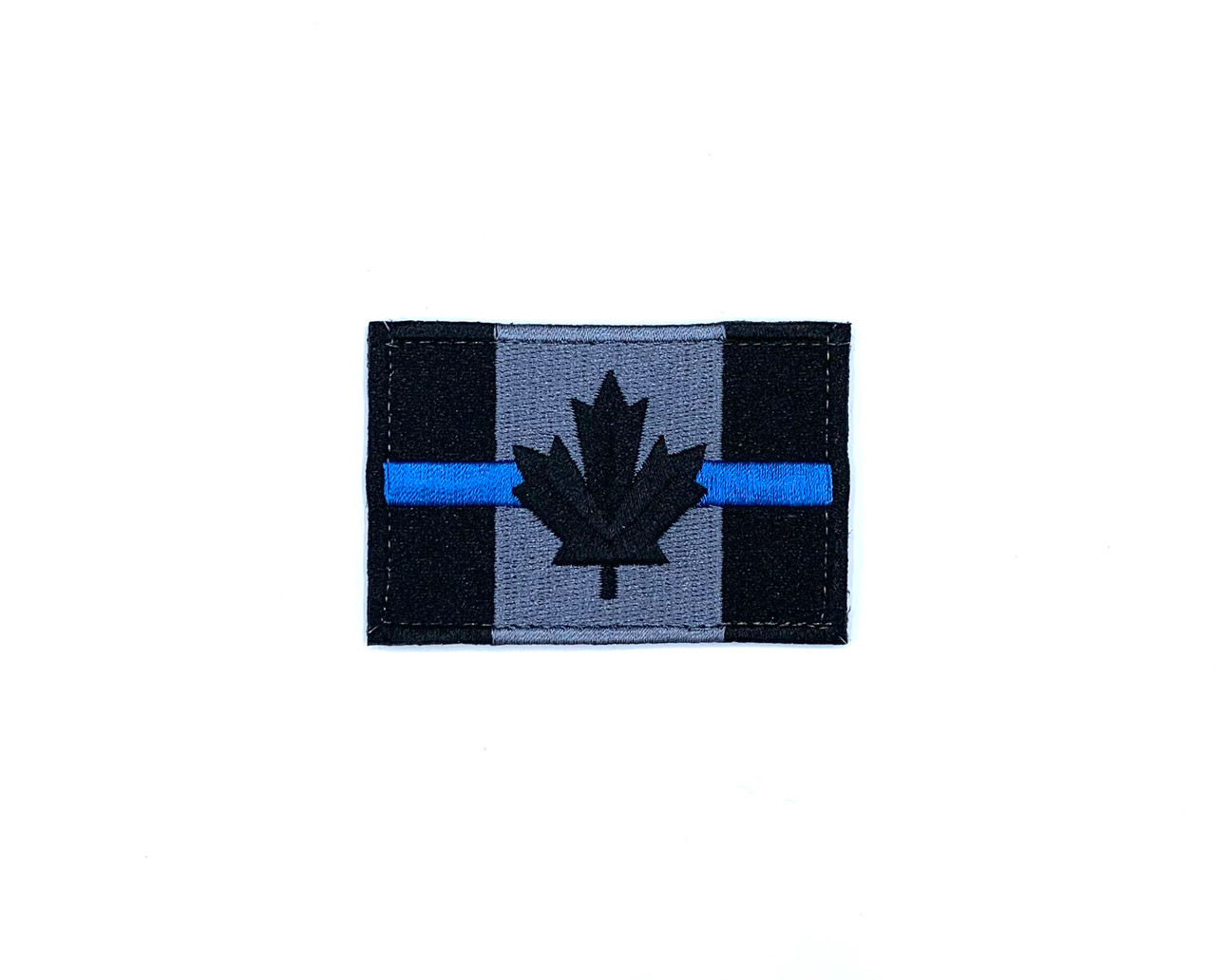 DST Large Canadian Flag Patch - Thin Blue Line