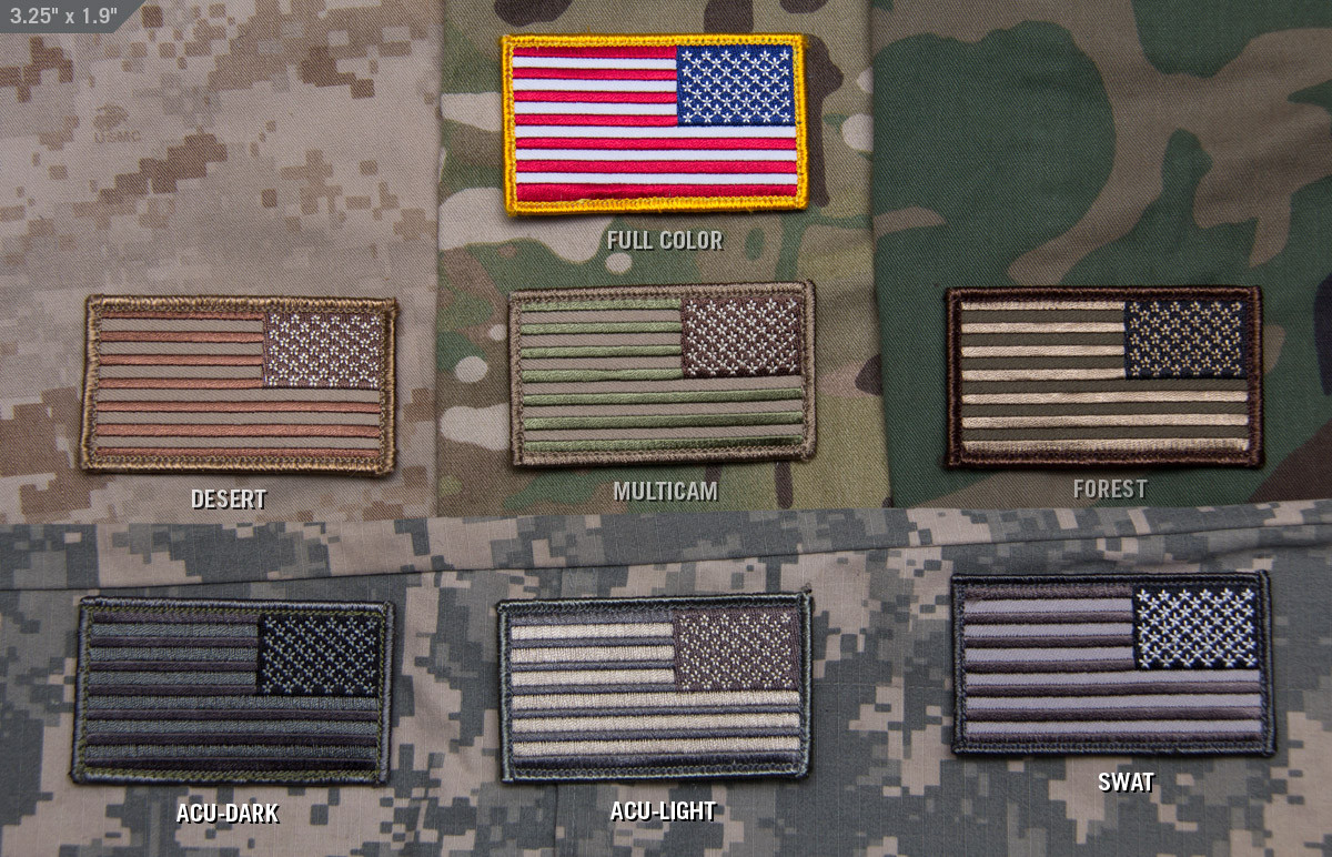 MSM US Flag Reversed Morale Patch