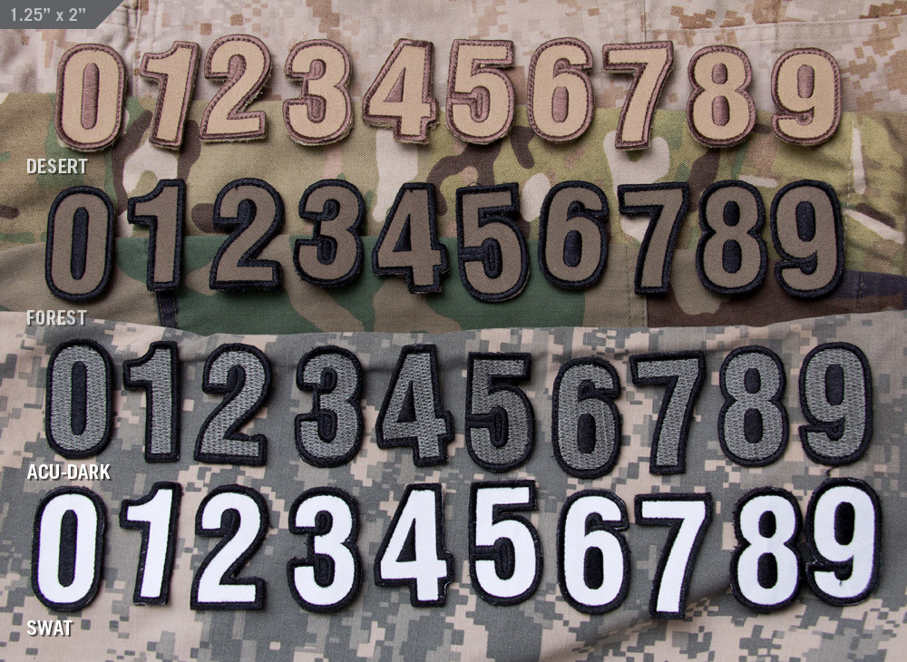 MSM Tac Numbers Morale Patch