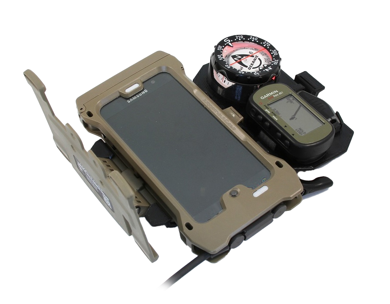 Juggernaut Case NAV BOARD LITE, Compass, GPS Phone Mount, LED