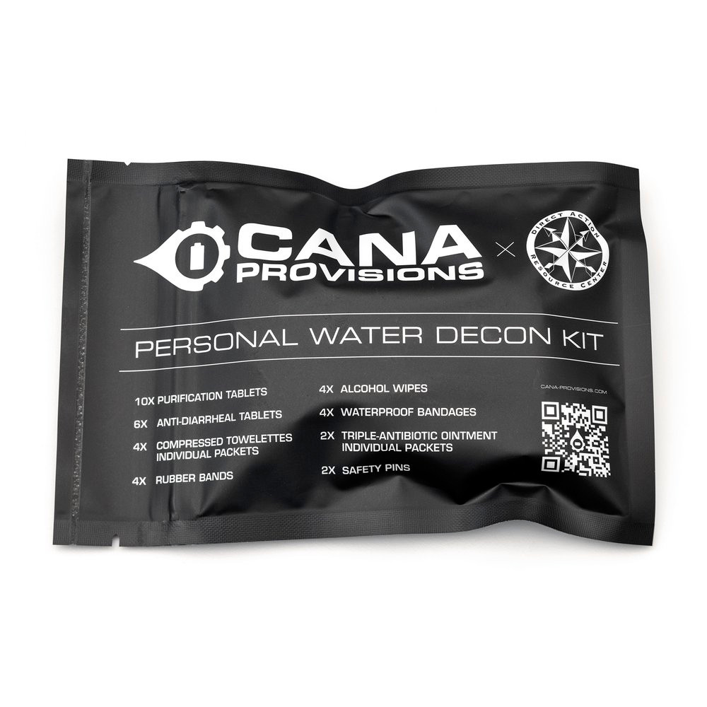CANA Provisions - Personal Water Decon Kit (Single)