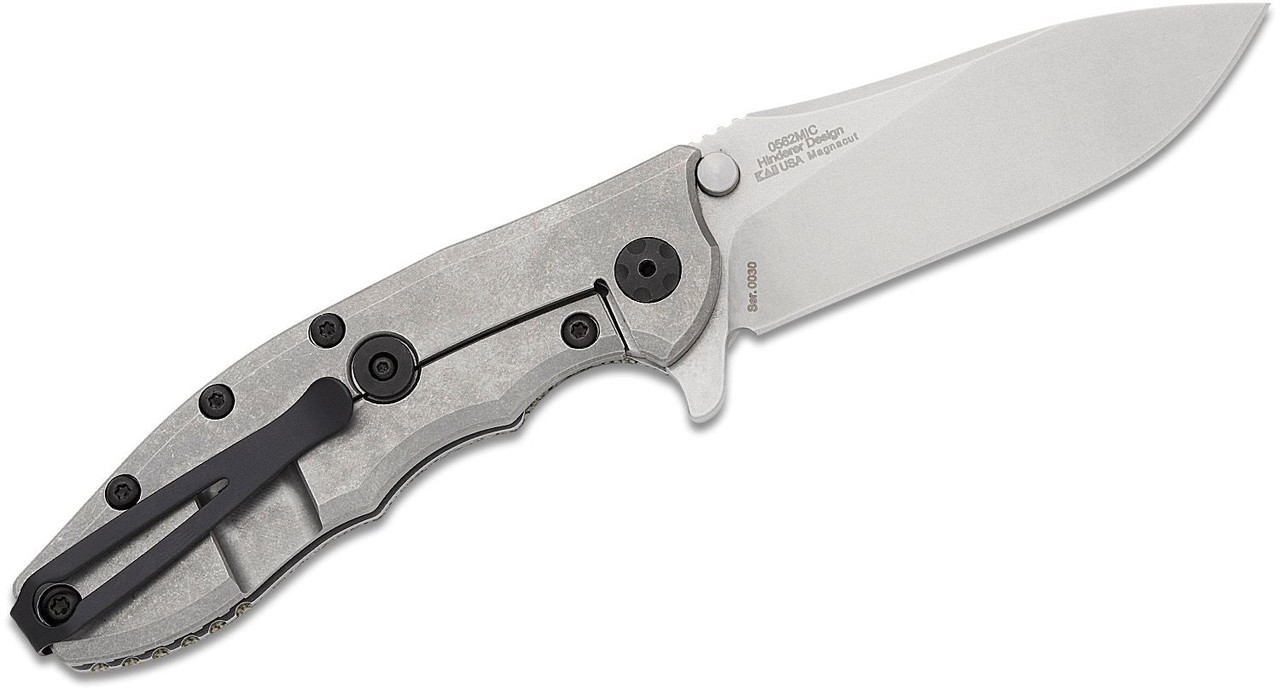 Zero Tolerance 0562MIC Hinderer Frame Lock Flipper Knife (3.5" CPM ...