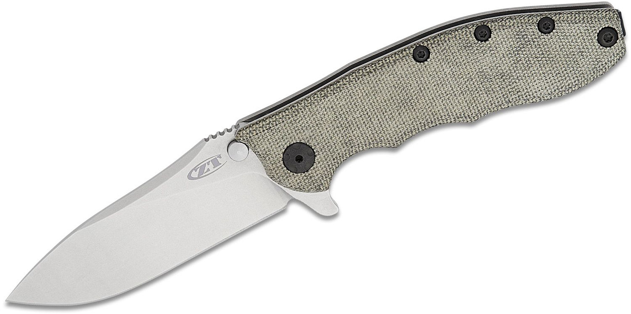 Zero Tolerance 0562MIC Hinderer Frame Lock Flipper Knife (3.5" CPM ...