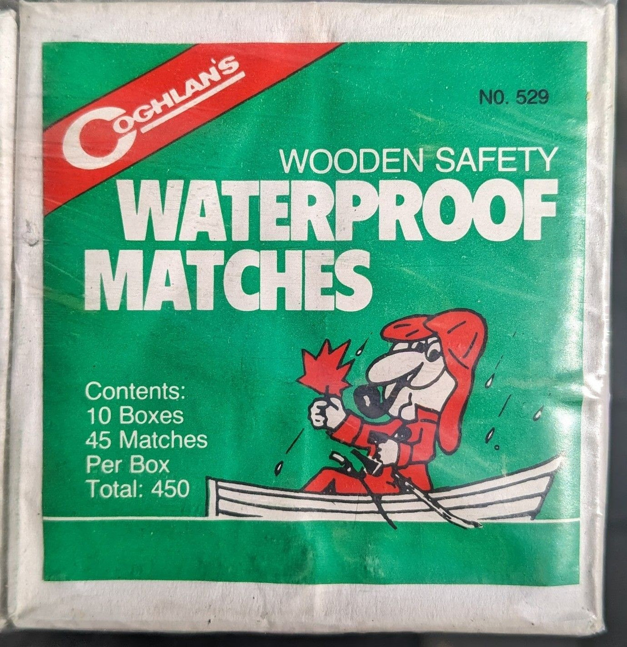 Coghlan's Waterproof Safety Matches - 1 Pack (10 Matchboxes = 450 Total ...