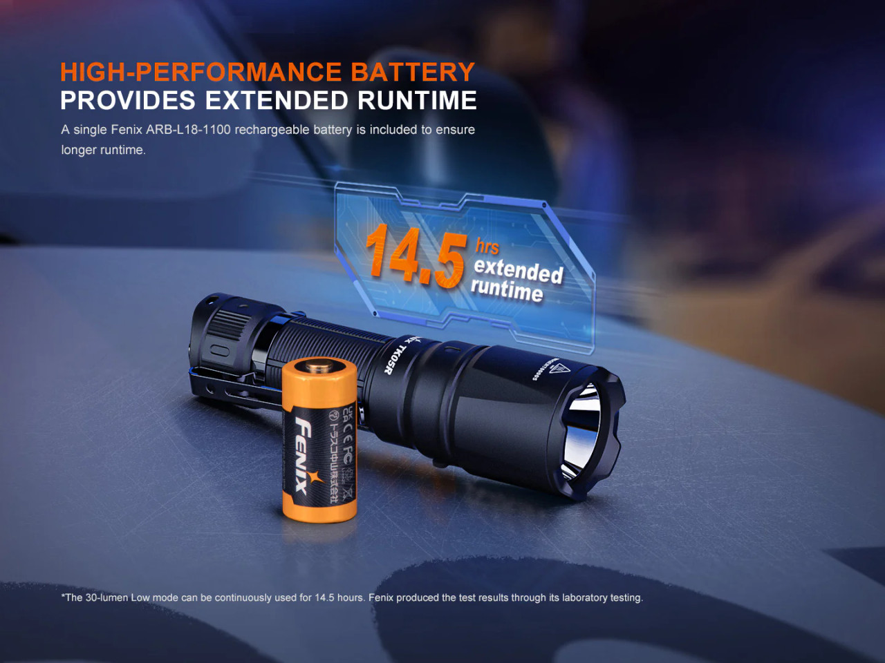 Fenix TK05R Compact Tactical Flashlight 1000 Lumens (18350)