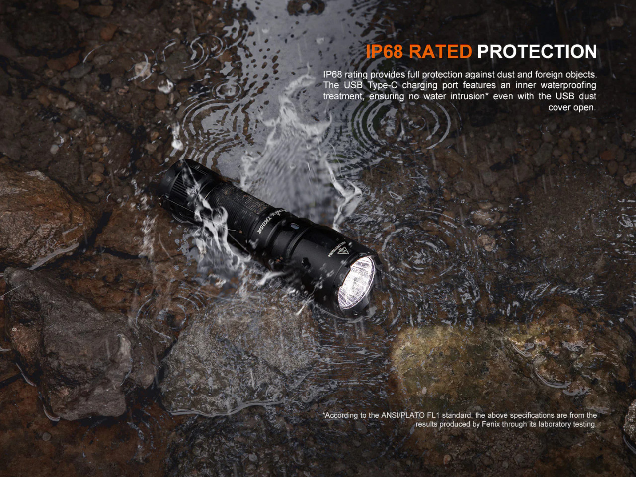 Fenix TK05R Compact Tactical Flashlight 1000 Lumens (18350)