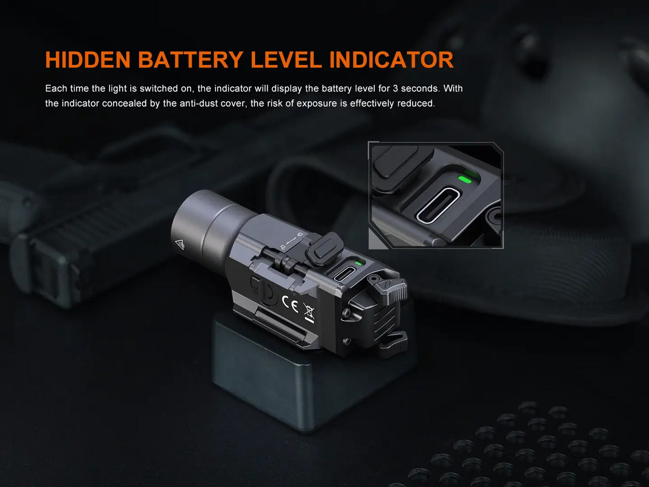 Fenix GL19R V2.0 Tactical Weapon Light