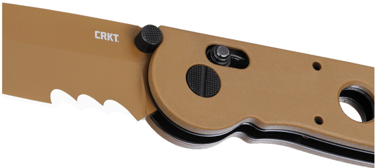 CRKT M16 - 14XD Tanto w/ Veff Serrations and Crossbar Lock Folding ...