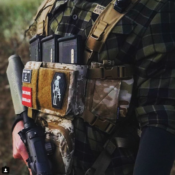 Projekt Monark White Phosphorus Knox Knight PVC Patch