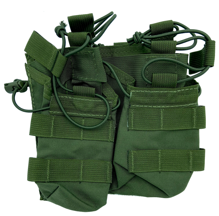HSGI Double Triple Open-Top Rifle Mag Pouch