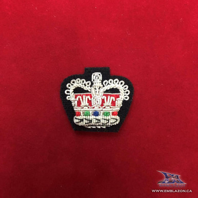 Emblazon 1" Crown Badge