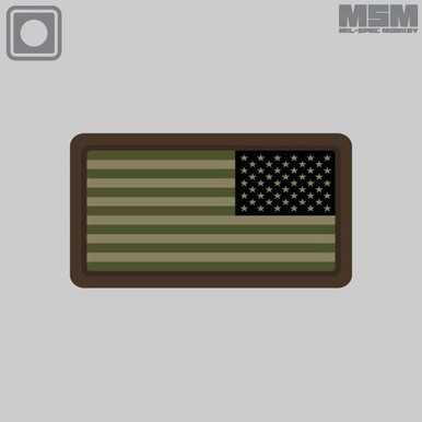 MSM US Flag PVC Mini REV Morale Patch