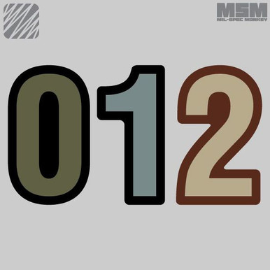 MSM Tac Numbers Morale Patch