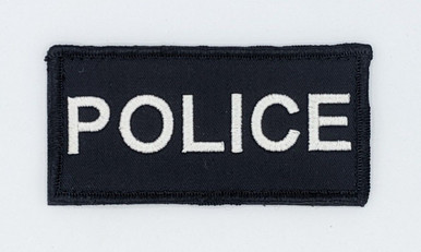 DS Embroidered Police Patch (2" x 4")
