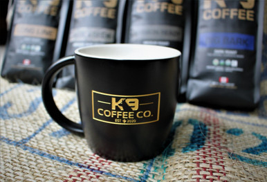 K9 Coffee Co. - The K9 Coffee Co Ceramic Mug - BLACK 450 ml / 16 oz