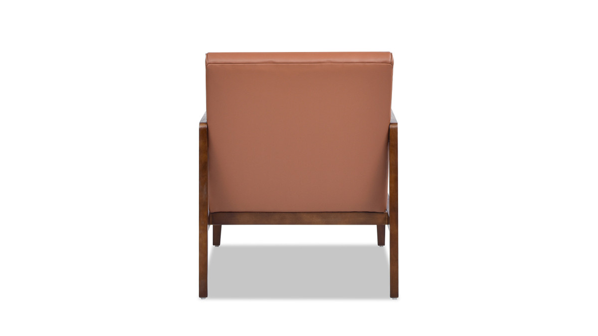 Kenneth 28" Modern-Transitional Lounge Accent Chair, Brown - Jennifer ...