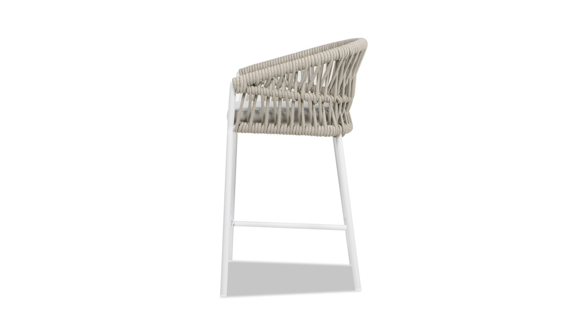 Maiden 27" Set of 2 Patio Counter Stool, Wheat Beige - Jennifer Taylor Home