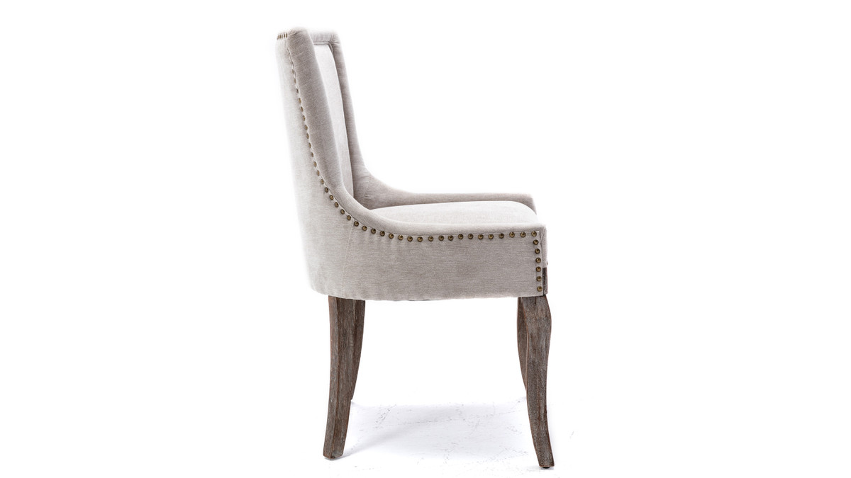 Rowena Upholstered Parsons Dining Chair with Nailhead Trim and ...