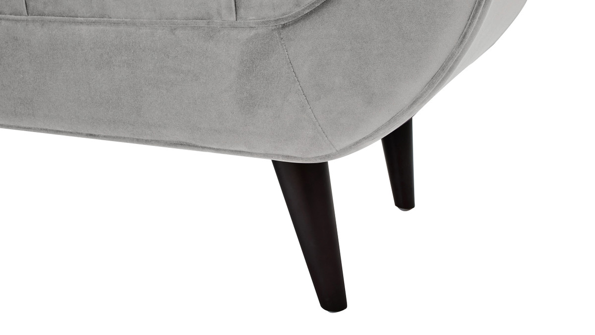 Alma Tufted Entryway Bench, Opal Grey - Jennifer Taylor Home