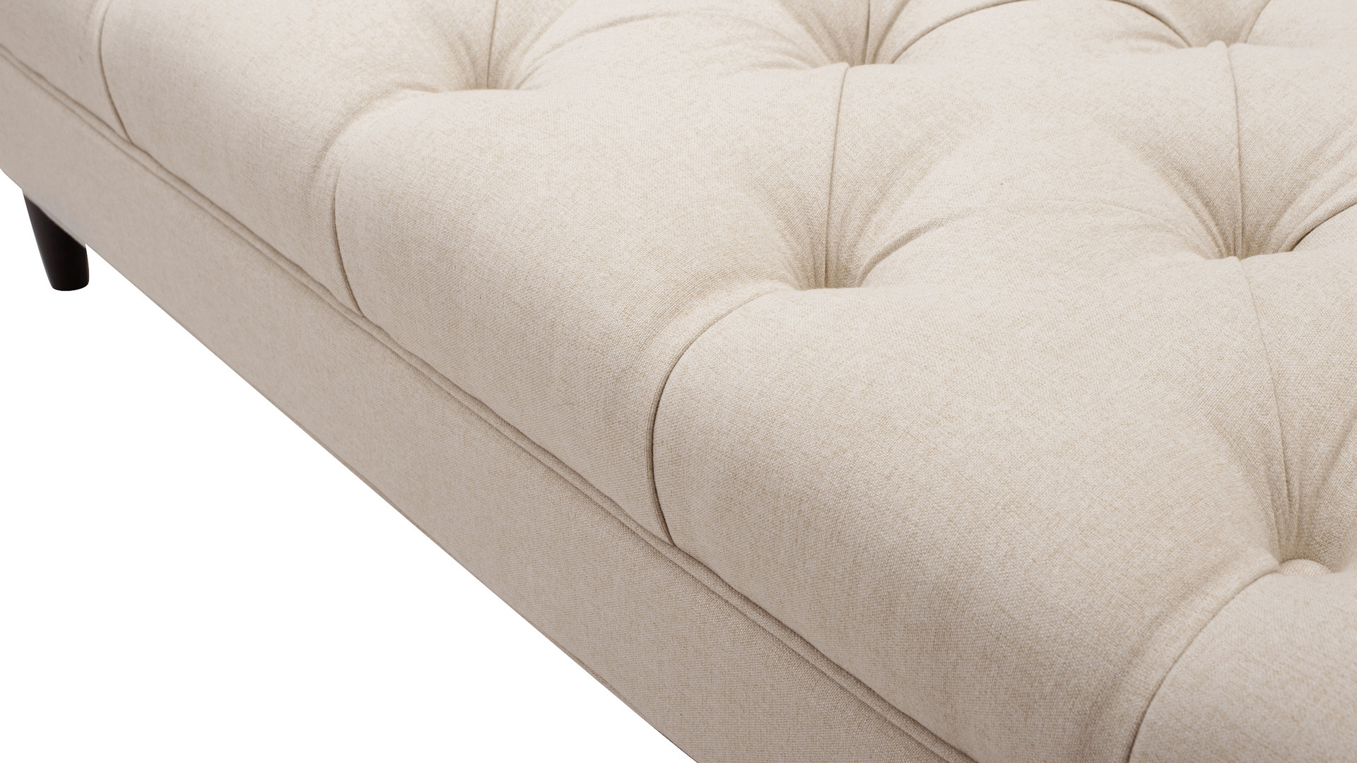 Alma Tufted Entryway Bench, Sky Neutral - Jennifer Taylor Home
