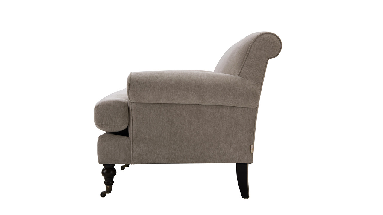 Alana Lawson Three-Cushion Tight Back Sofa, Silver Grey - Jennifer ...