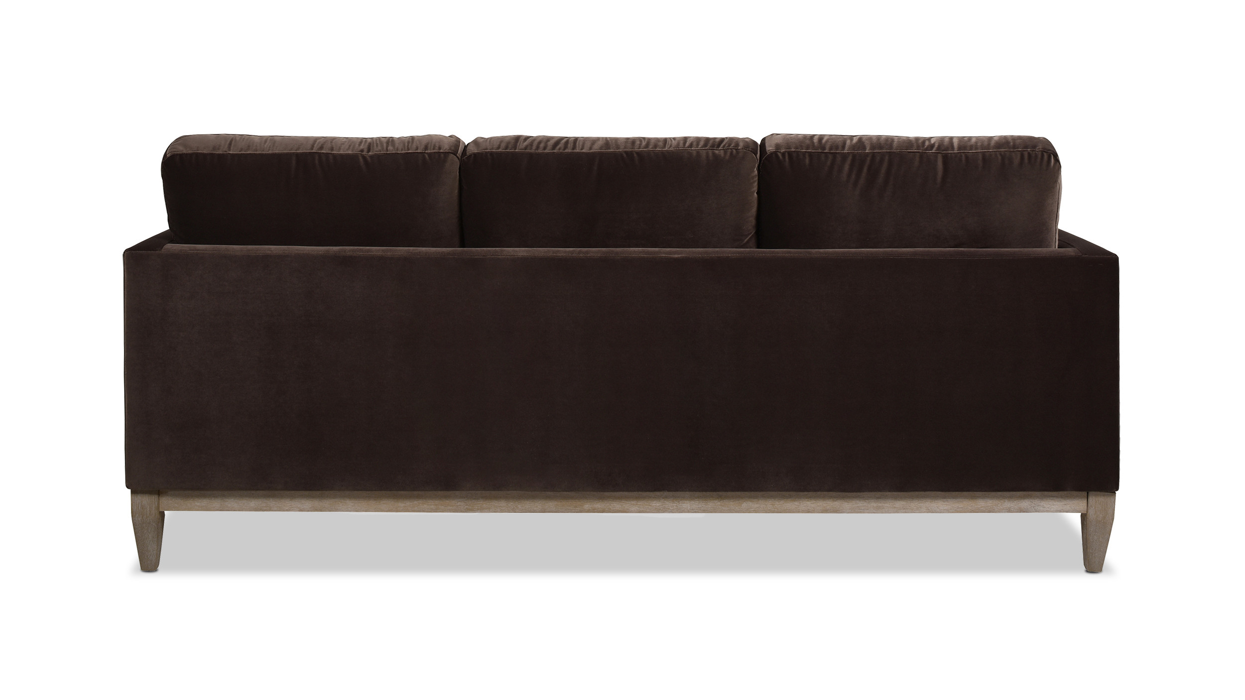 Knox 84" Modern Farmhouse Sofa, Deep Brown - Jennifer Taylor Home