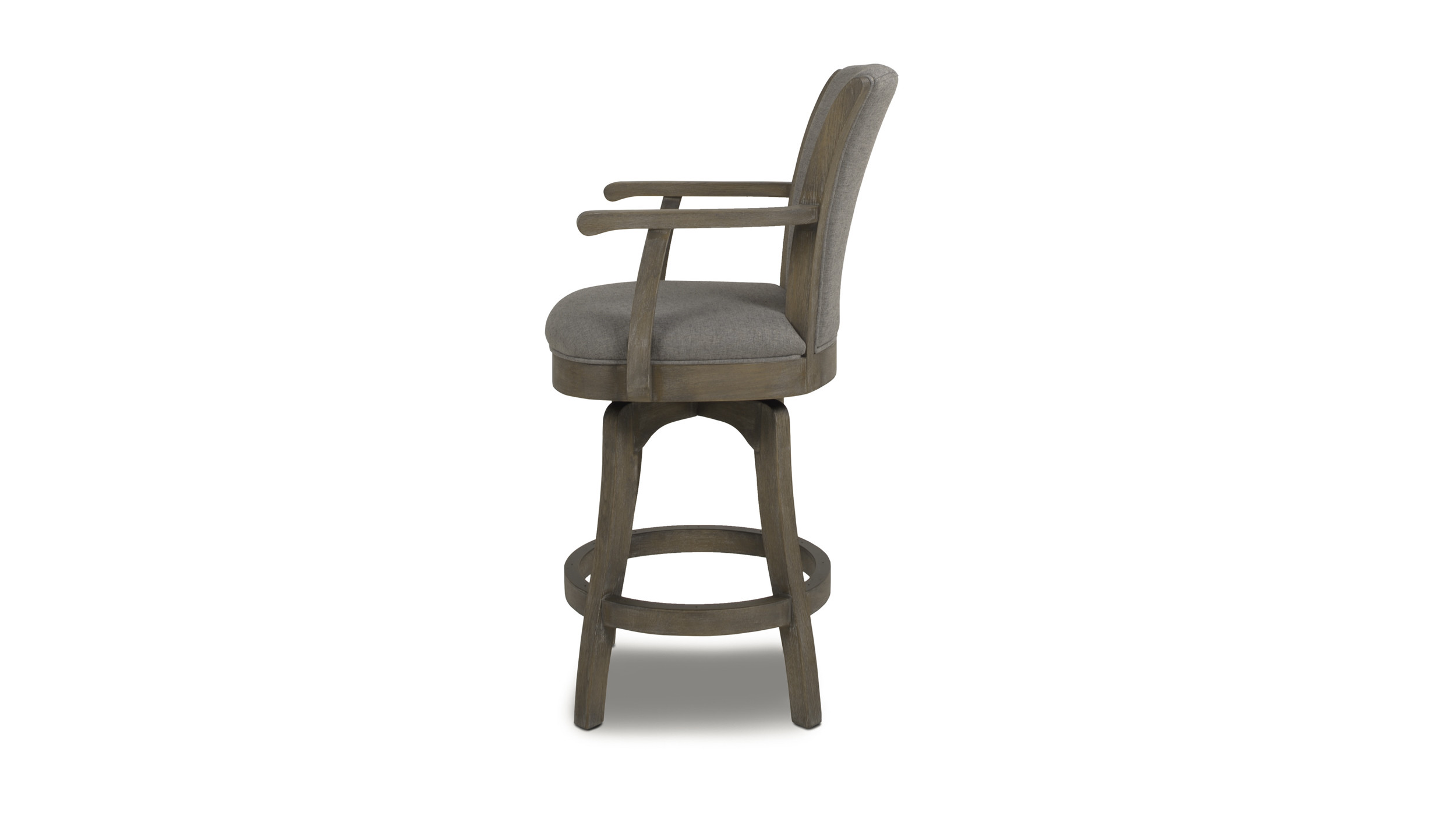 Williams Swivel Bar Stool and Counter Stool with Armrests - Jennifer ...