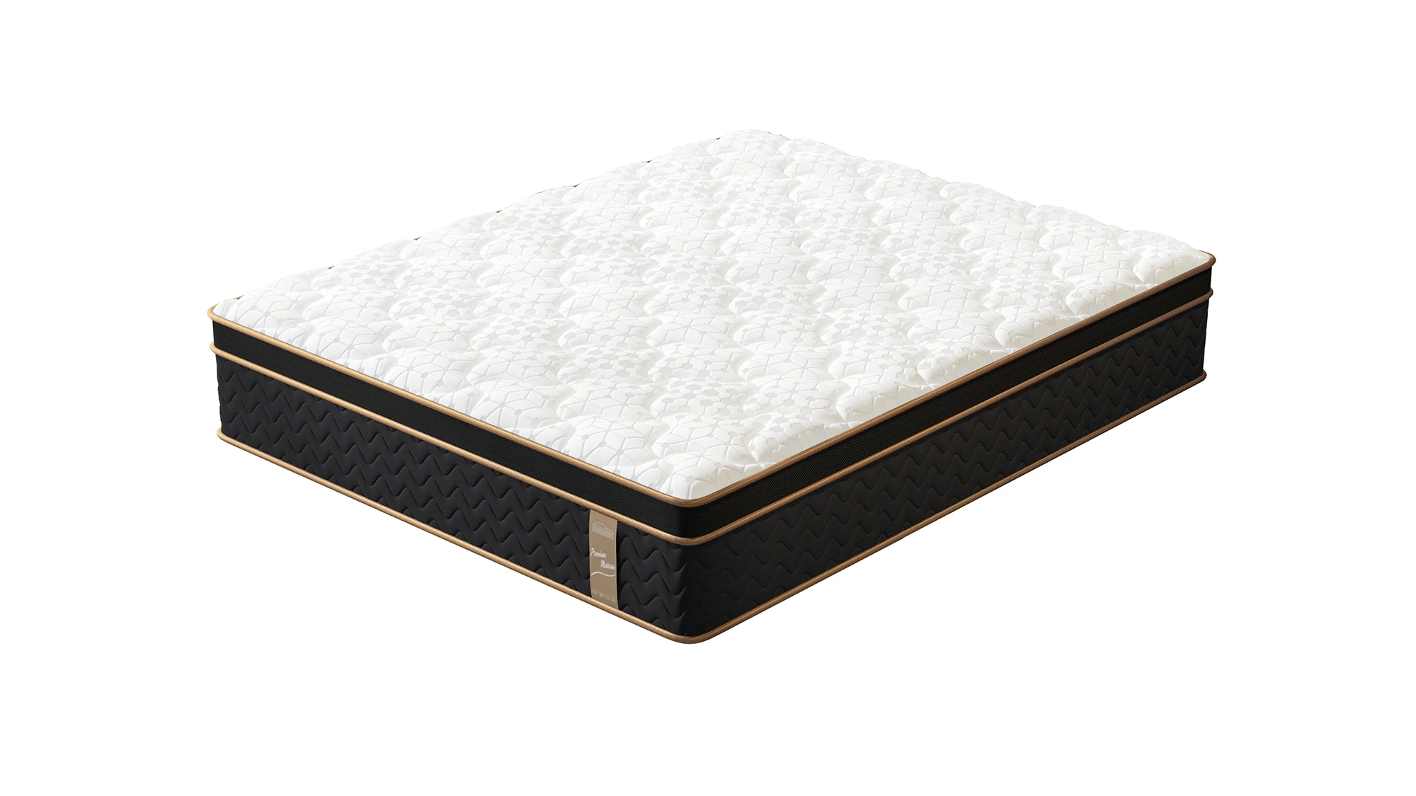 Somnus Mattress 10" King Plush Hybrid Mattress with Gel Memory Foam ...